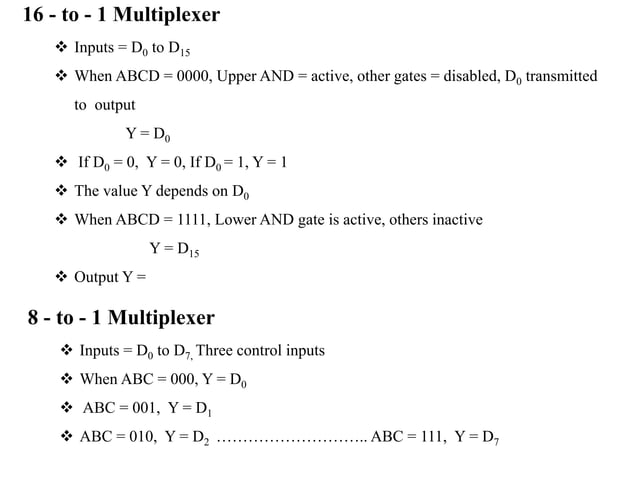 3. multiplexer | PPTX | Technology & Computing