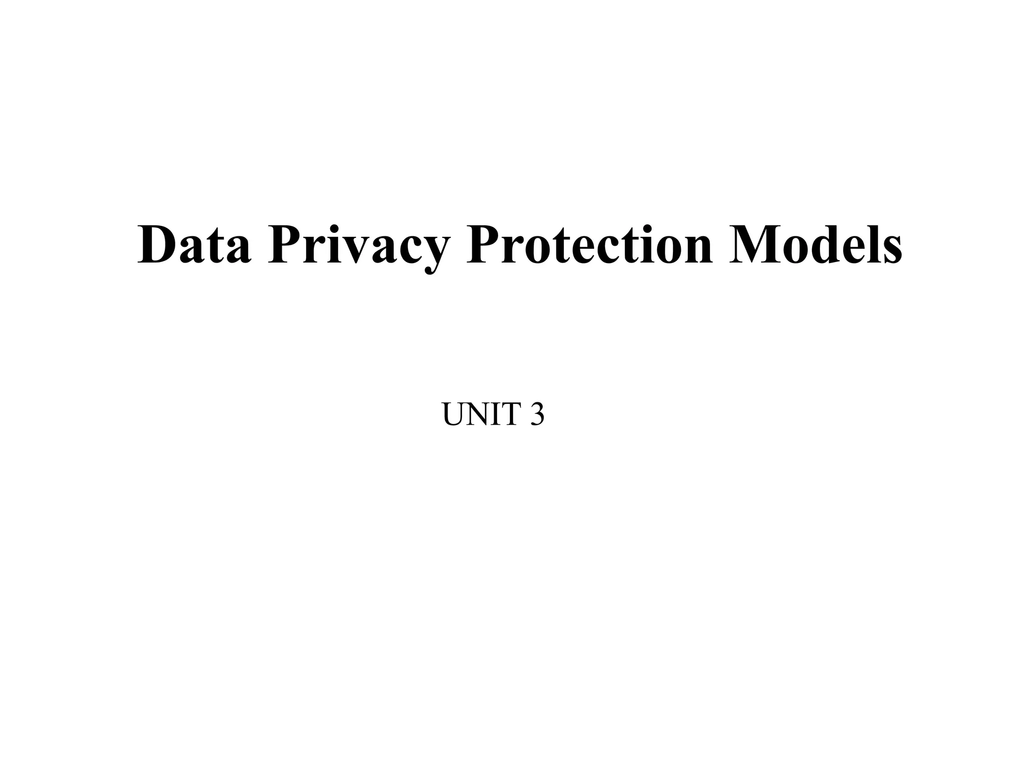 Protection models | PPT
