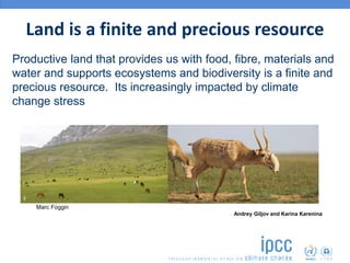 Key messages of the Special Report on Climate Change and Land | PPT