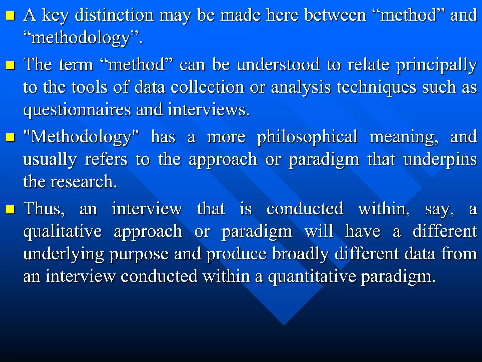 Research approaches and methods | PPT