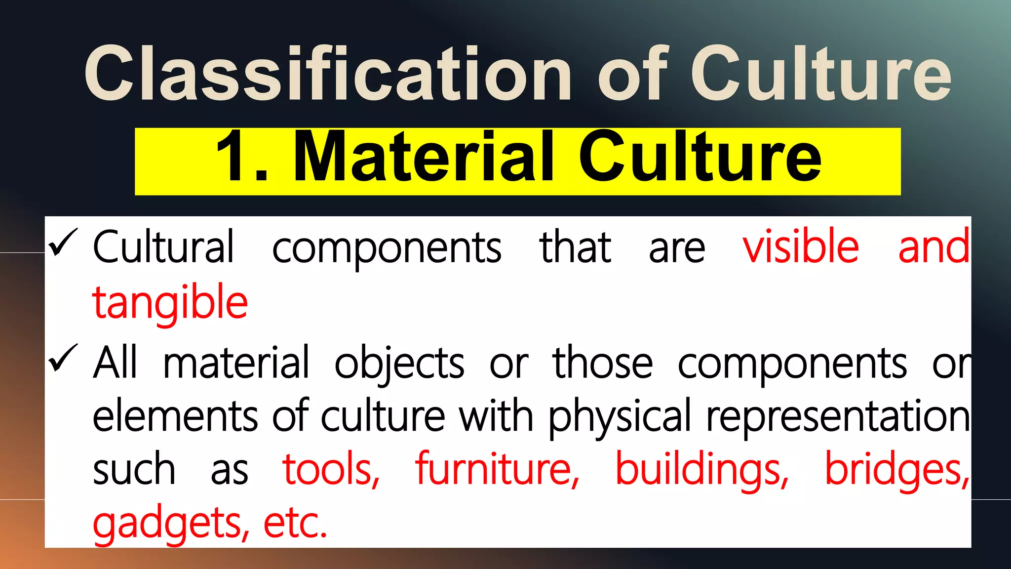 Defining culture and society from the perspectives of ANTHROPOLOGY AND ...