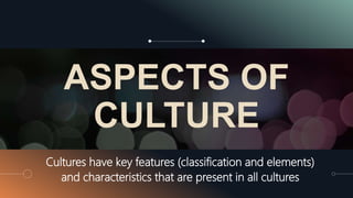 Defining culture and society from the perspectives of ANTHROPOLOGY AND ...