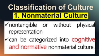 Defining culture and society from the perspectives of ANTHROPOLOGY AND ...