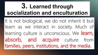 Defining culture and society from the perspectives of ANTHROPOLOGY AND ...
