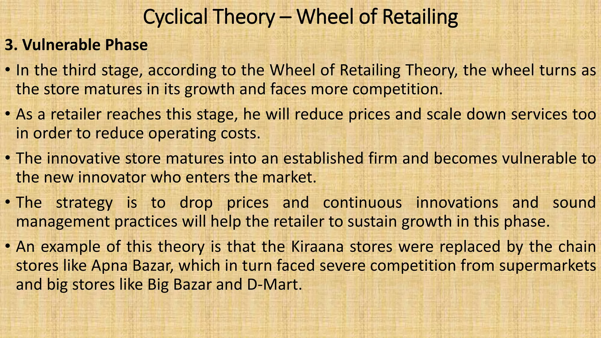 3. Theories of retailing, Retail Life Cycle | PPTX