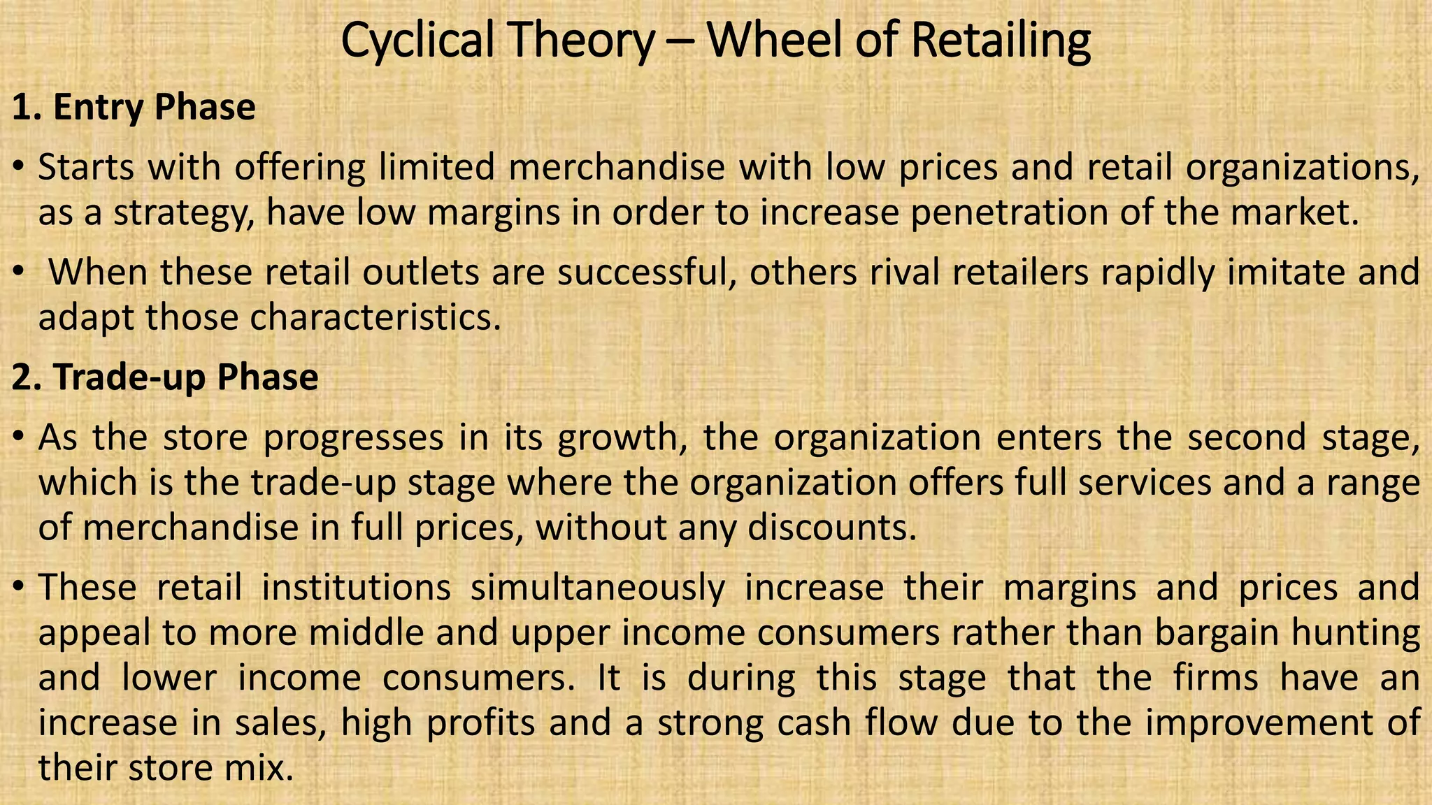 3. Theories of retailing, Retail Life Cycle | PPTX