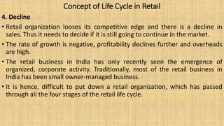 3. Theories of retailing, Retail Life Cycle | PPTX