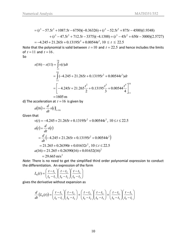 3.2.interpolation lagrange | PDF | Physics | Science