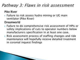 Avoiding Back to the Future – 10 Pathways to Death & Disaster | PPT
