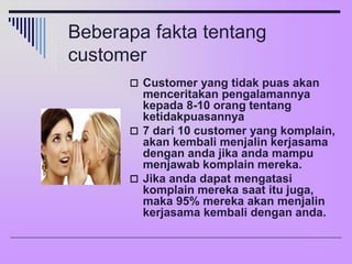 Tipe-tipe Kepribadian Pelanggan dan Cara Penanganan Komplain _Materi ...