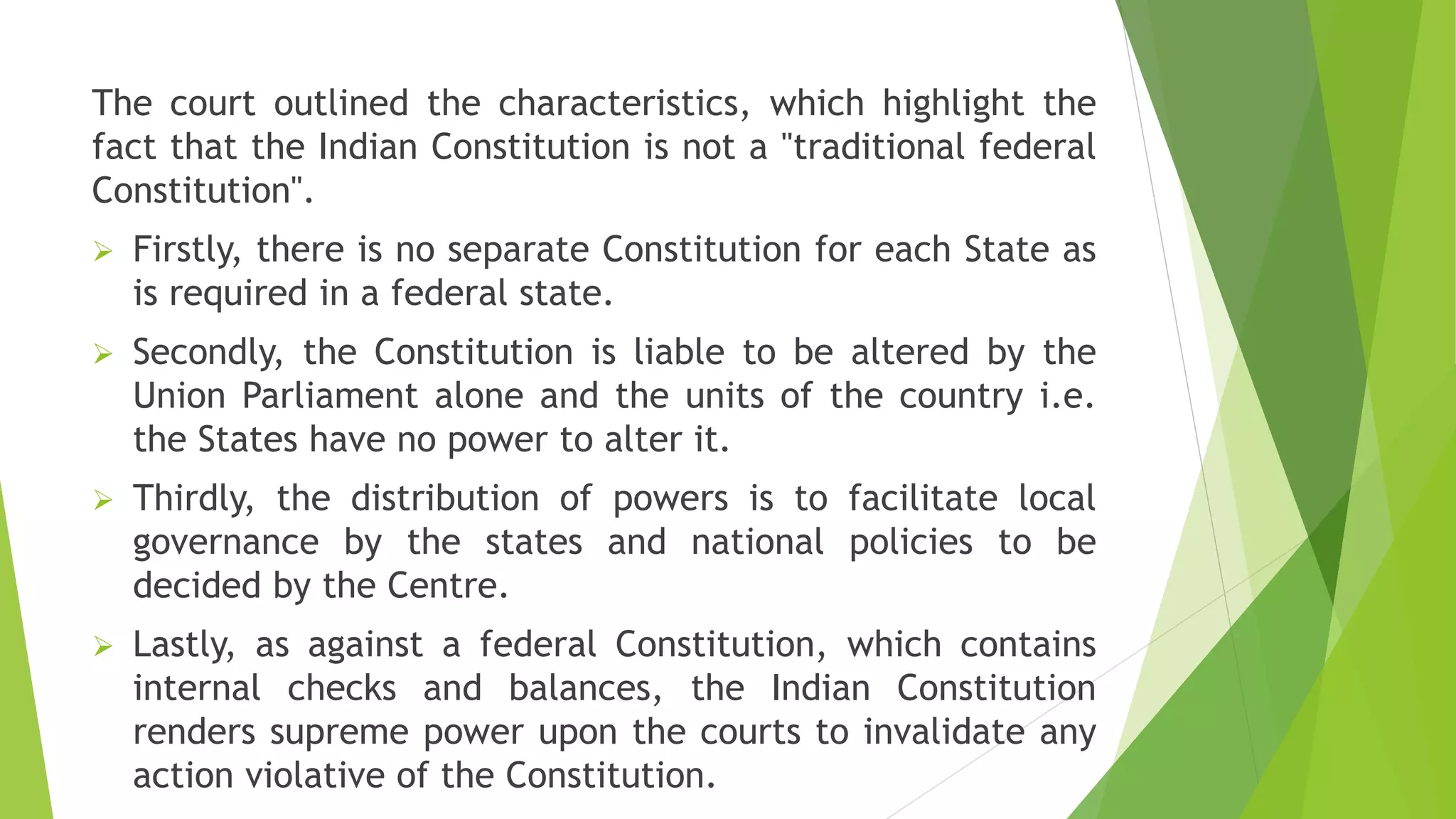 Nature of Indian Constitution | PPTX