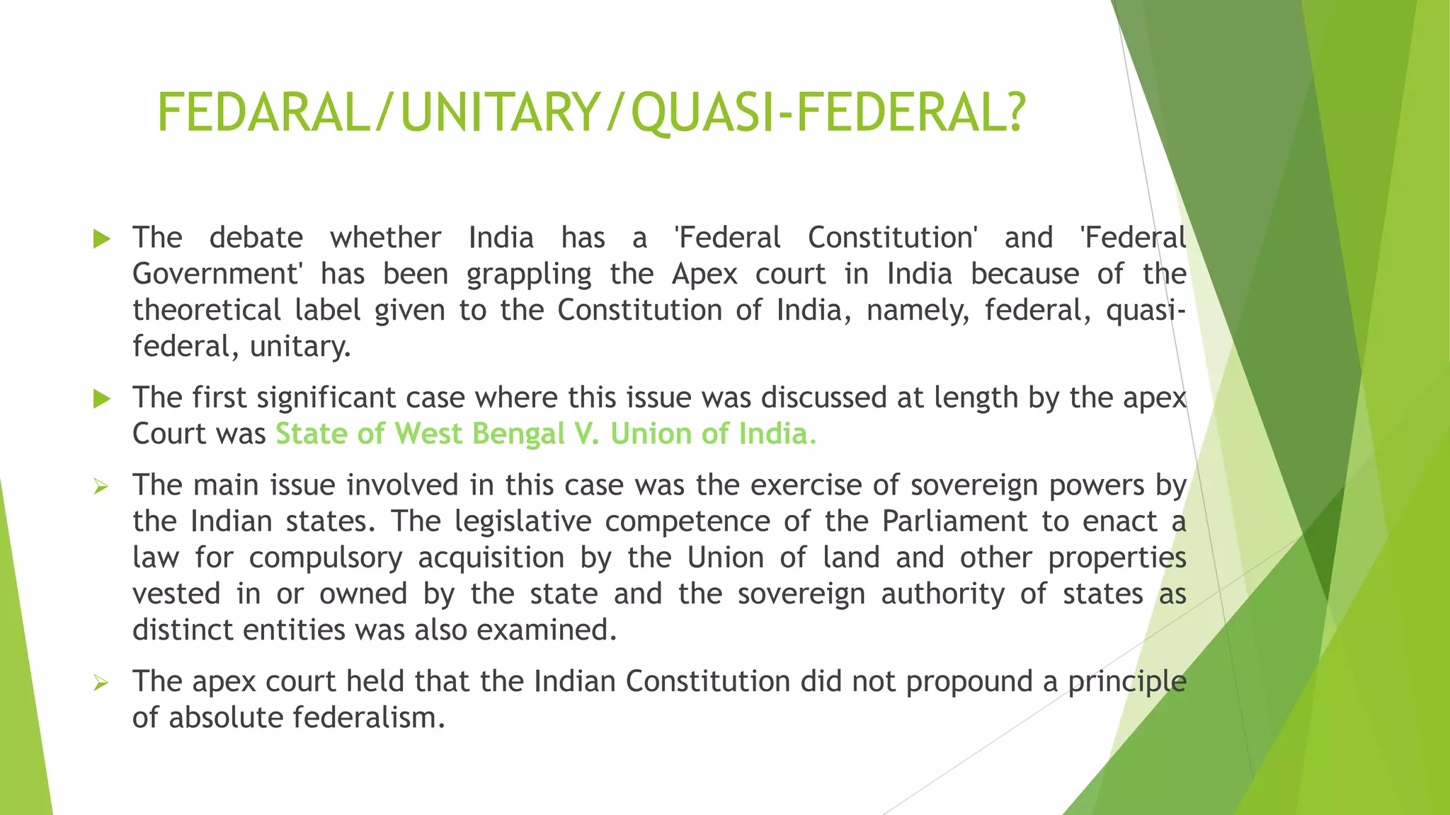 Nature of Indian Constitution | PPTX