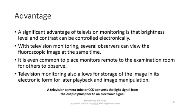 conventional fluoroscopy imaging system | PPT