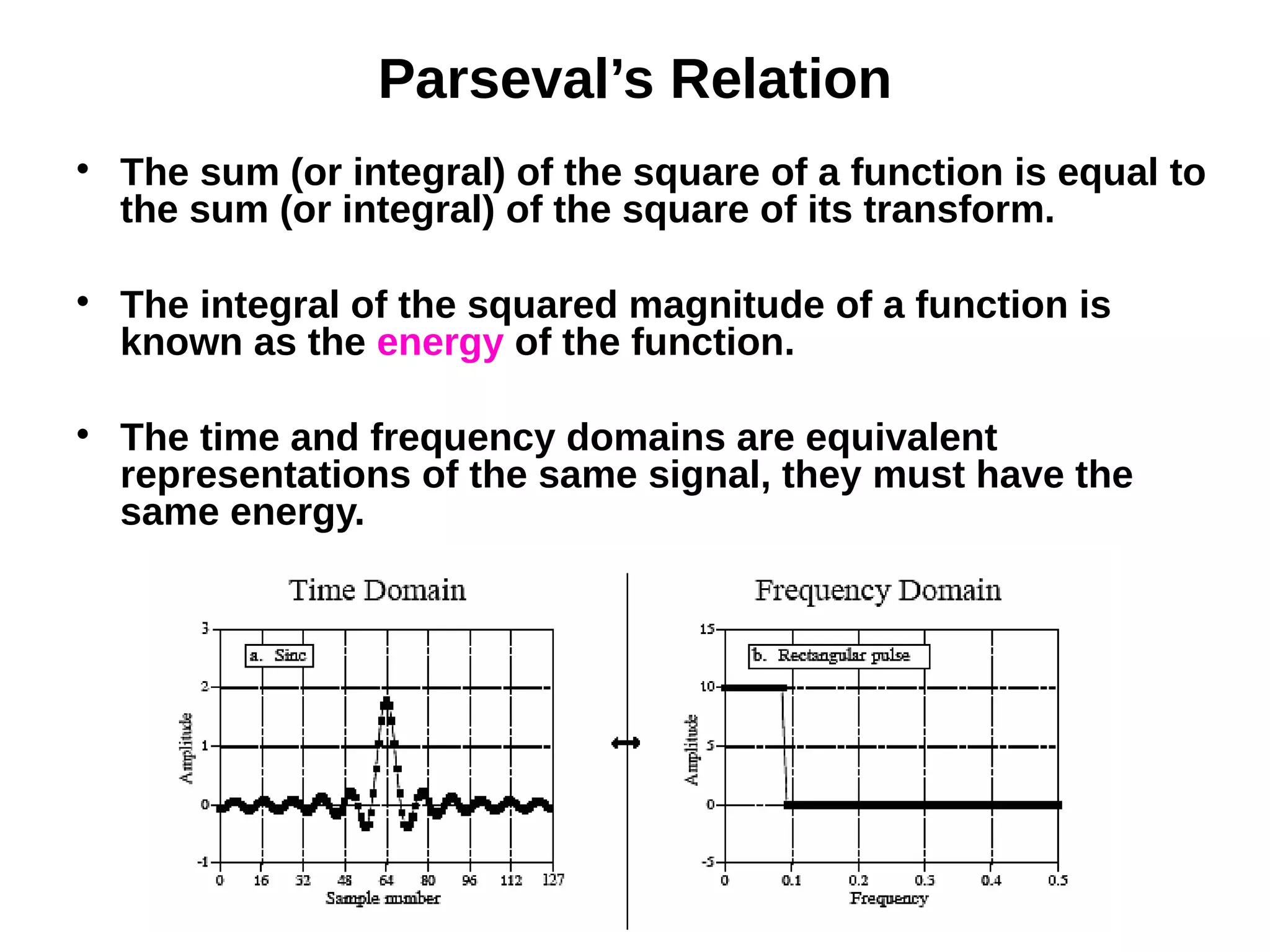 3frequency Domain Representation Of Signals And Systems Pdf Physics Science