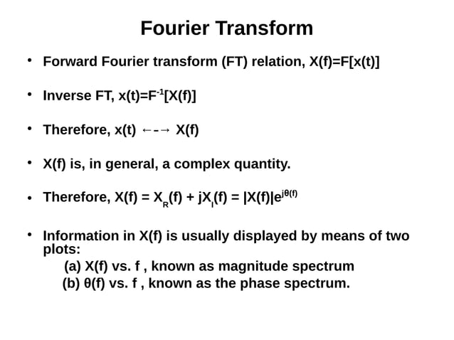 3.Frequency Domain Representation of Signals and Systems | PDF | Physics | Science