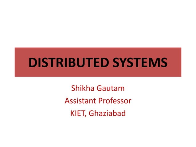 Distributed Mutual Exclusion and Distributed Deadlock Detection | PPTX ...