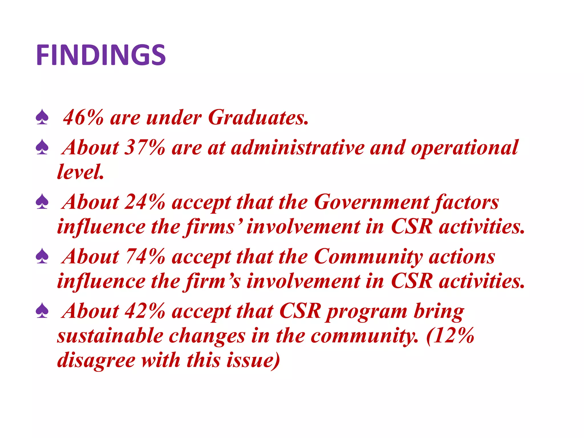 A STUDY ON PHASES OF CSR ACTIVITIES IN PRESENT SCENARIO | PPTX
