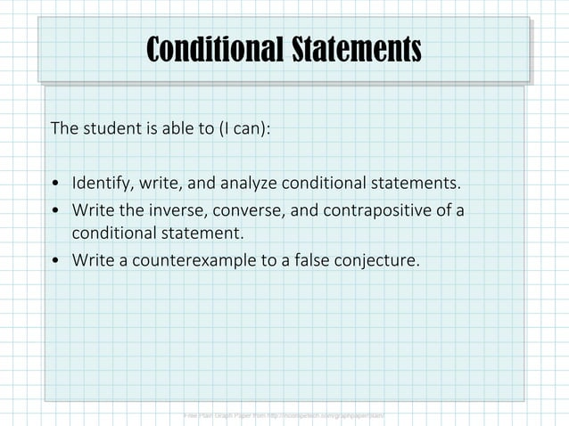 3.4 Conditional Statements | PPT