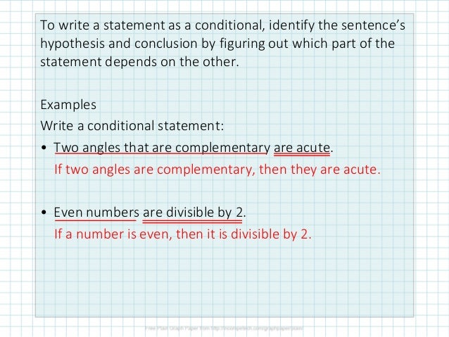 3.4 Conditional Statements