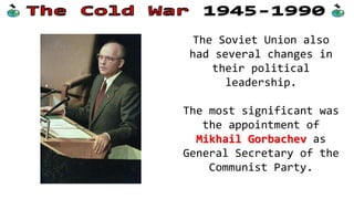 Changing Cold War Relations - 1980s changes in the ussr | PPTX