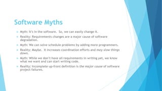 software myths | PPTX