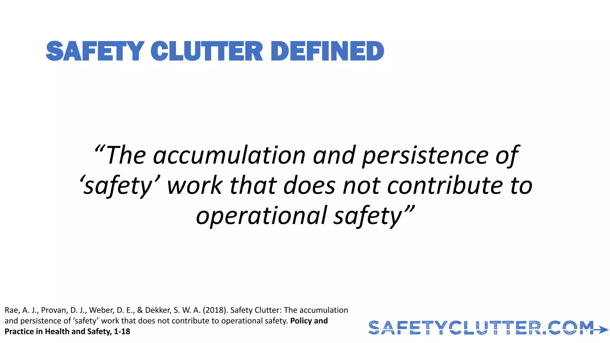 Decluttering Health & Safety | PDF