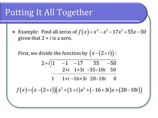 3.3 Zeros of Polynomial Functions | PDF