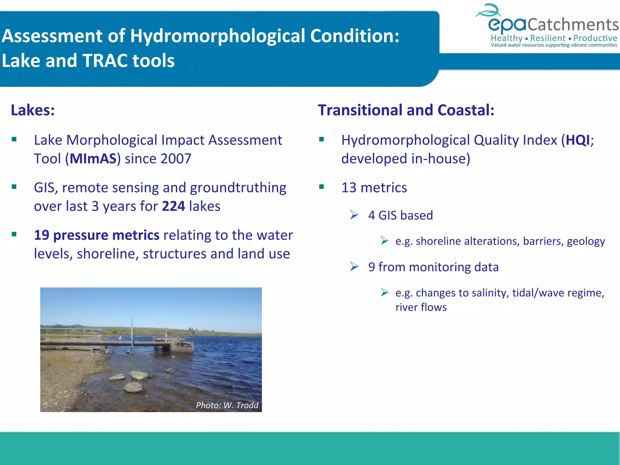 3. Catchment Management of Irish rivers and the role of hydromorphology ...
