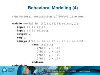 3.FPGA for dummies: HDL languages