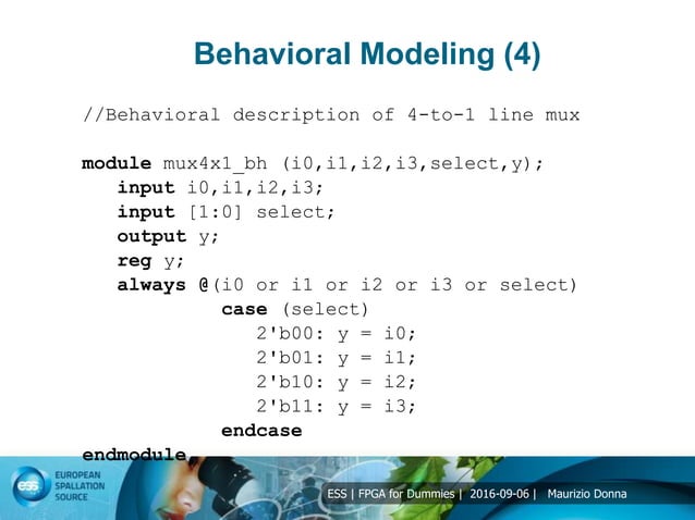 3.FPGA for dummies: HDL languages