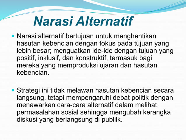 melawan ujaran kebencian | PPTX