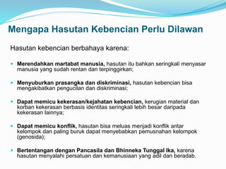 melawan ujaran kebencian | PPTX