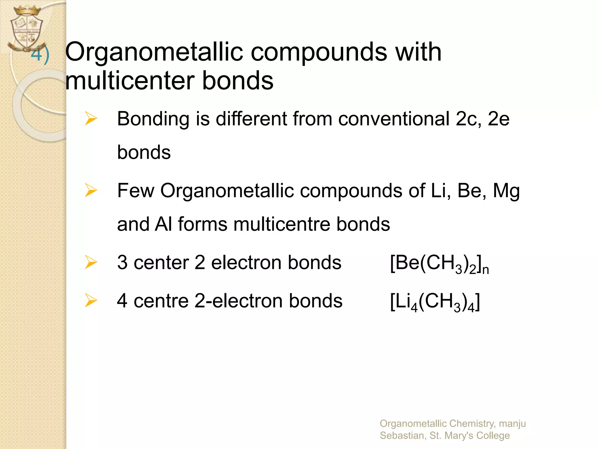 Organometallic Chemistry | PPTX