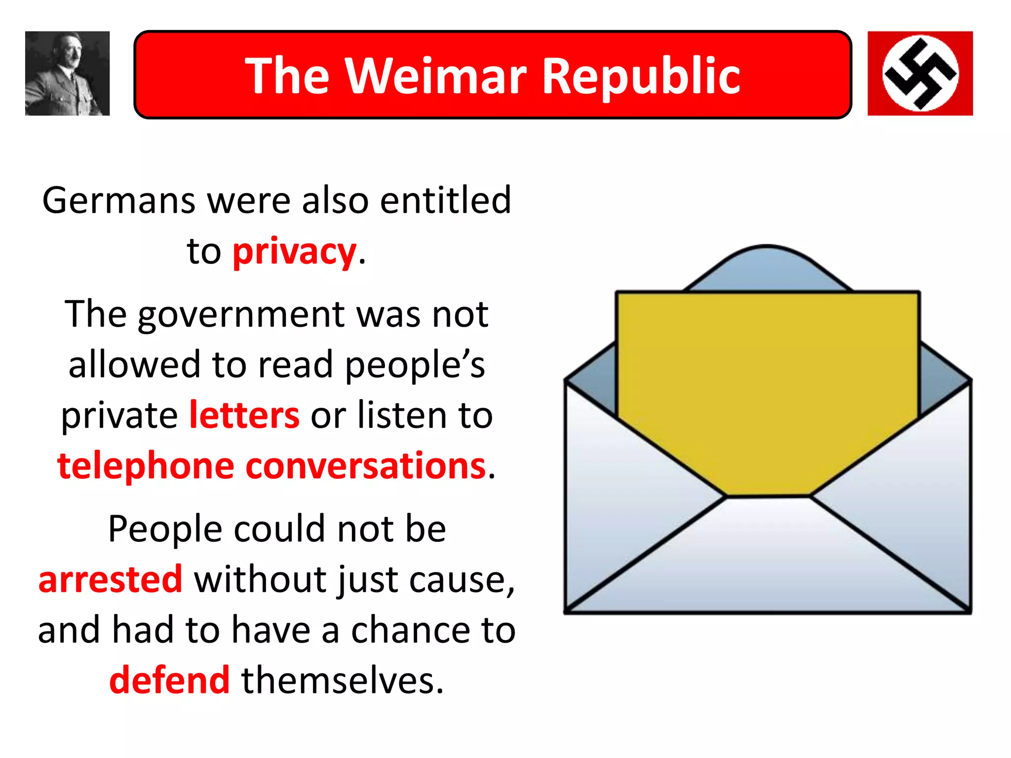 Hitler and Nazi Germany - the weimar republic | PPTX