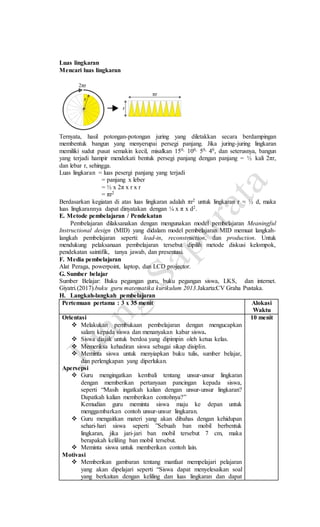 3.1 keliling lingkaran | DOC