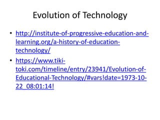 3. tech and educ exercise | PPT