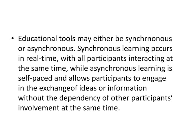 3. tech and educ exercise | PPT