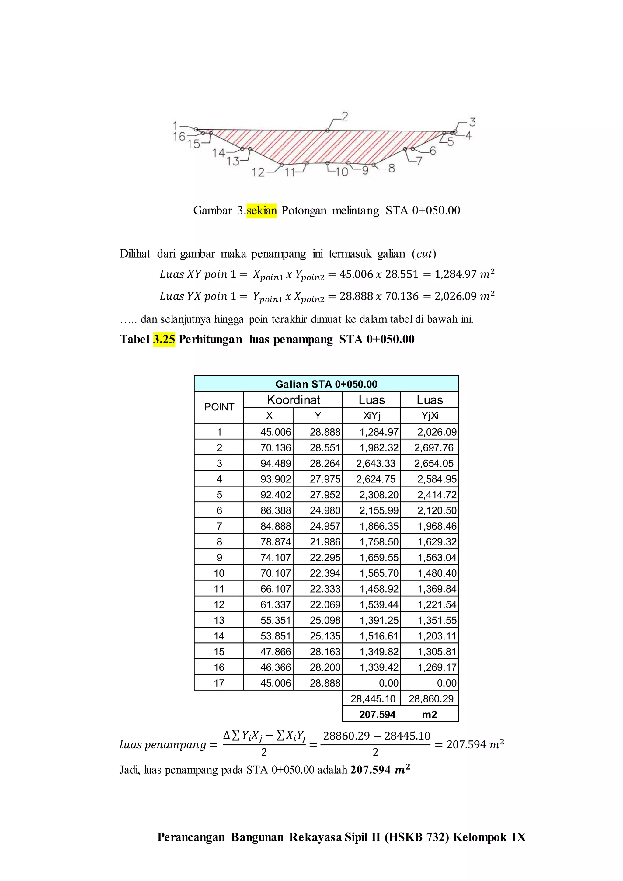 3.6 cut and fill + contoh perhitungan | DOCX