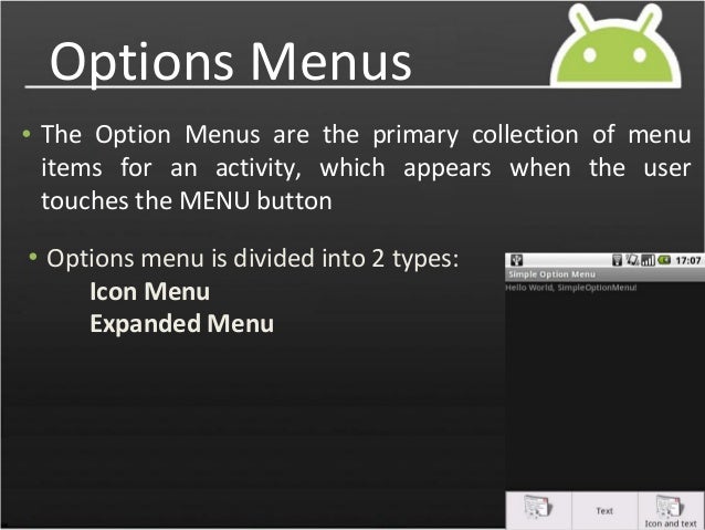 Recent menu android - professionalsmyte