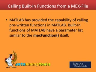 C,C++ In Matlab | PPT