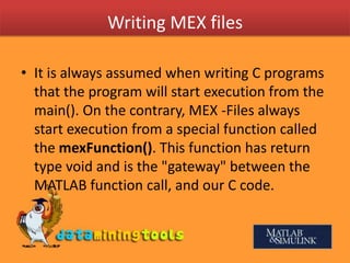 C,C++ In Matlab | PPT