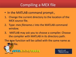 C,C++ In Matlab | PPTX