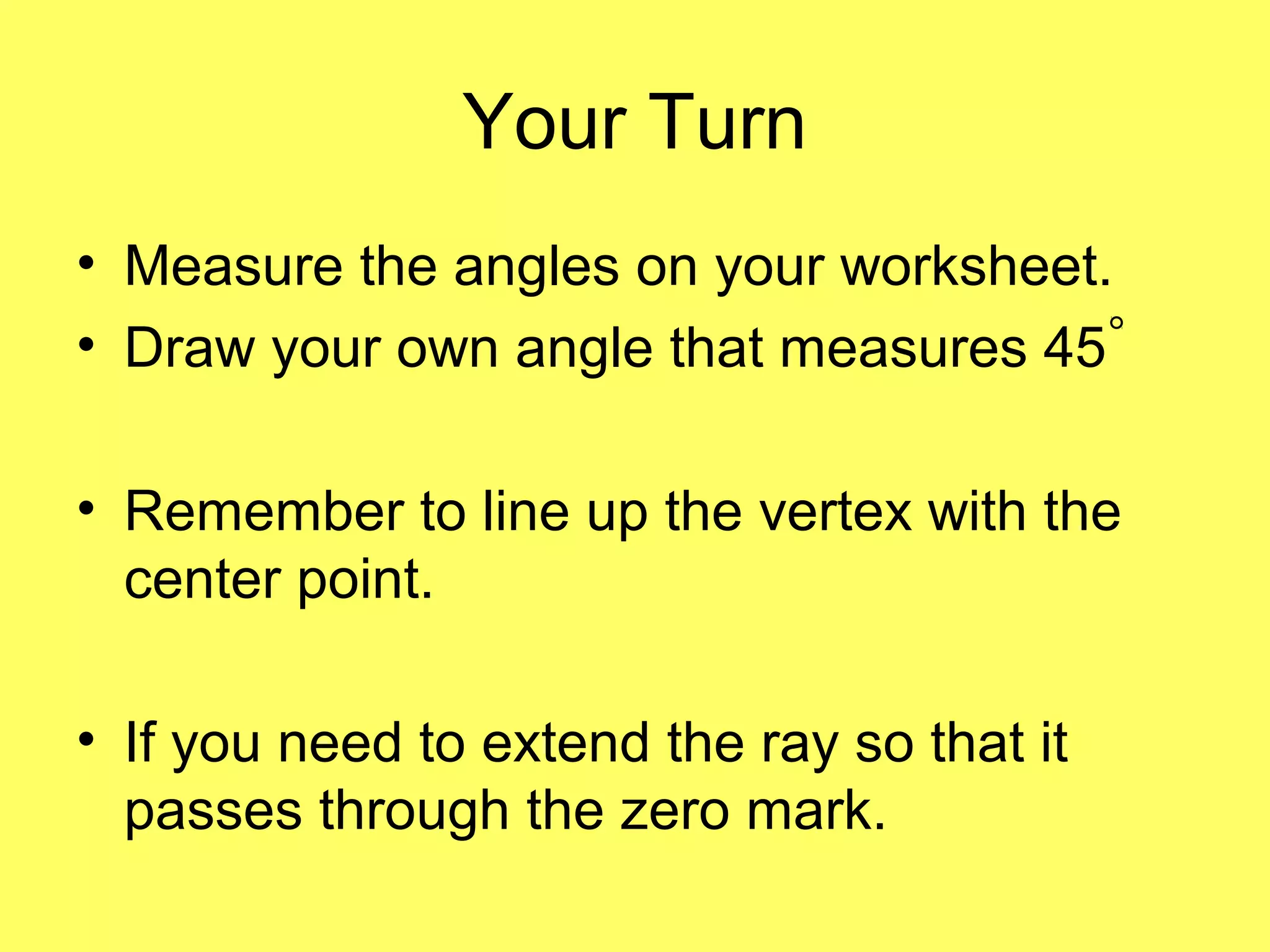3-1 Classifying and Labeling Angles | PPT