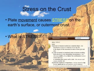 3.1 deformation of the earths crust | PPT