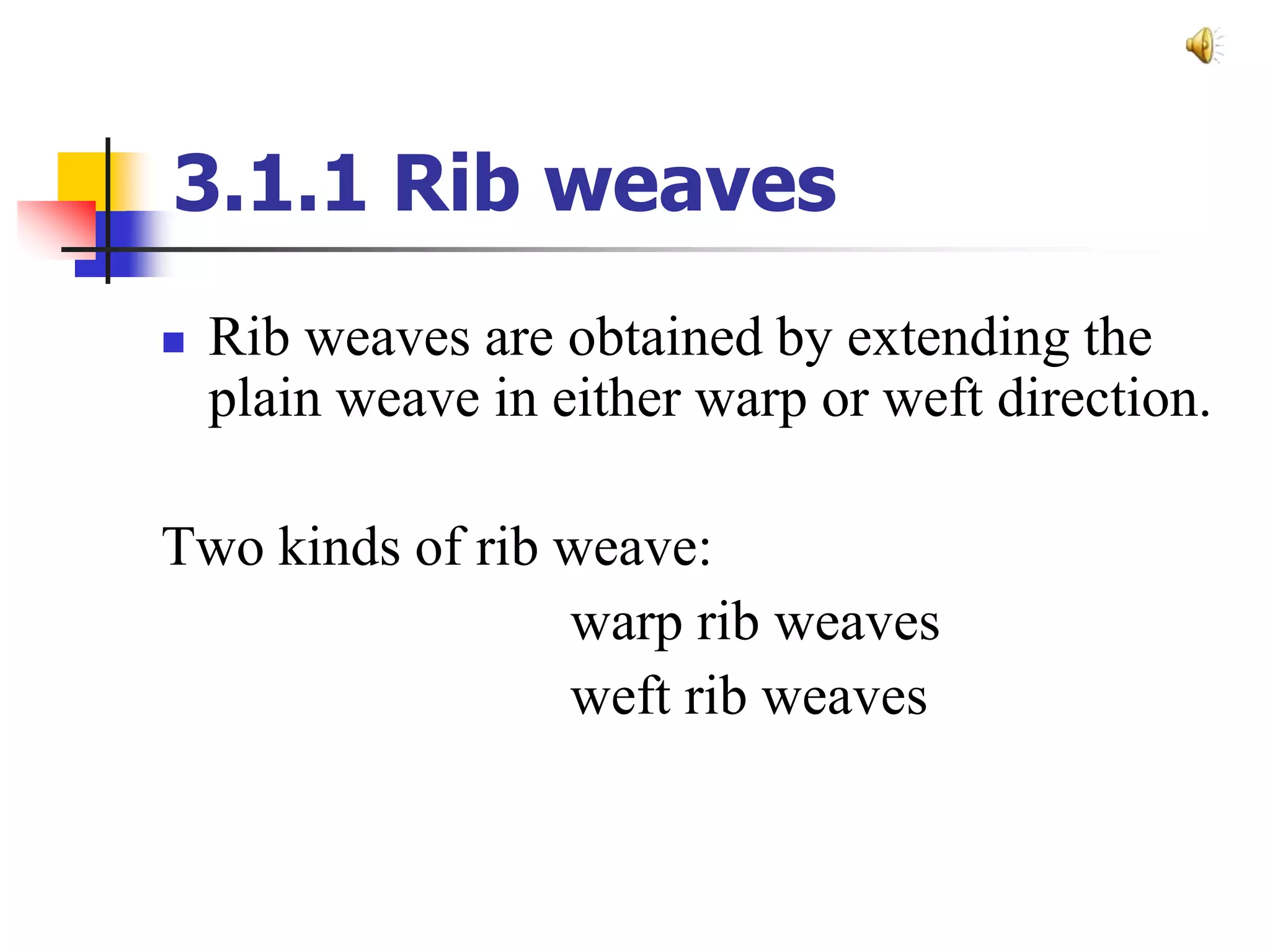 3-1 Derivatives of Elementary Weaves.ppt
