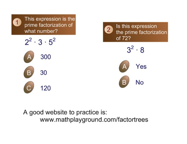 3.1 Factor Trees notes | PPT
