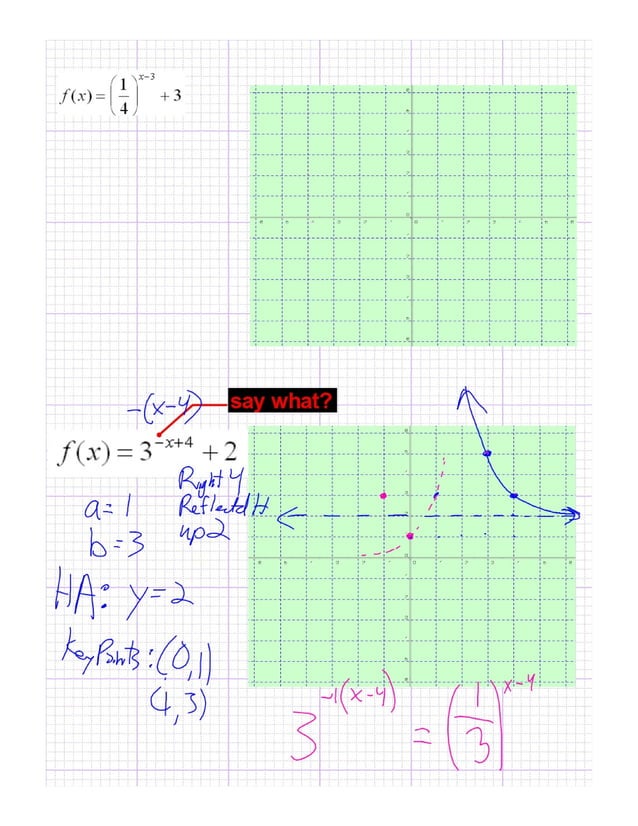 3 1 graphing exponential functions | PDF