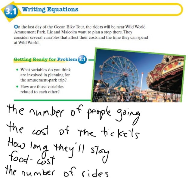 Variables & Patterns Problem 3.1 A & B | PPT