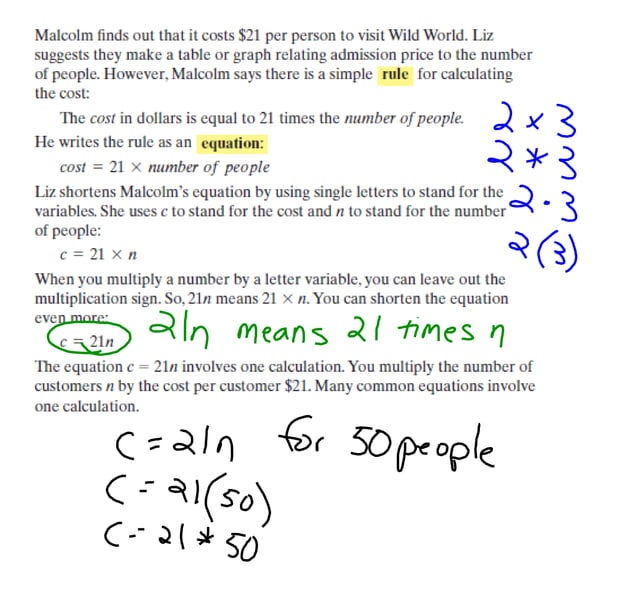 Variables & Patterns Problem 3.1 A & B | PPT