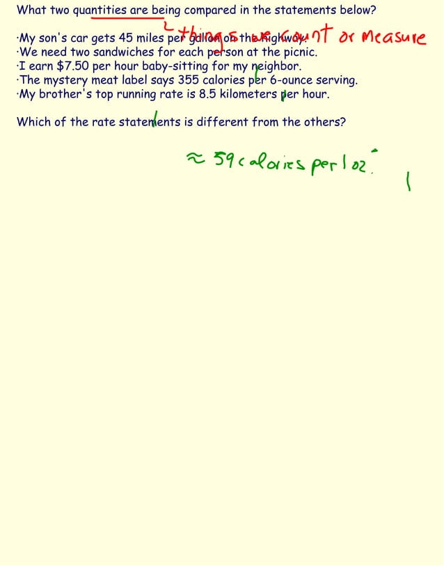 Comparing & Scaling Problem 3 1 Hex | PDF